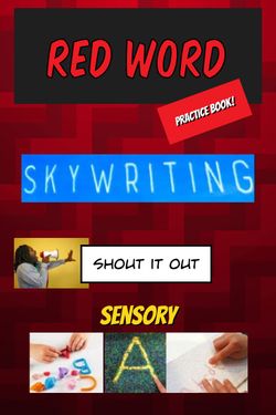 Book Creator | Red Word Practice