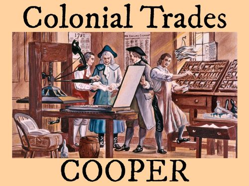 Book Creator | Gr 4 Cooper Colonial Jobs