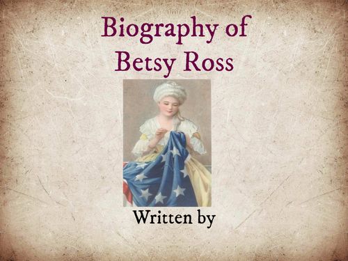 Book Creator | Gr 4 Betsy Ross Biography