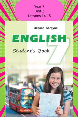 Book Creator | Year 7. Unit 2. Lessons 14-15.