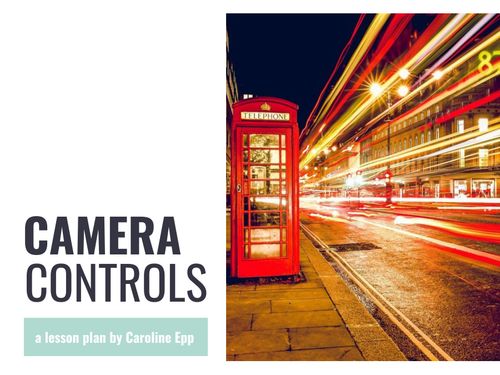 Book Creator | Shutter Speed and Aperture - a lesson plan