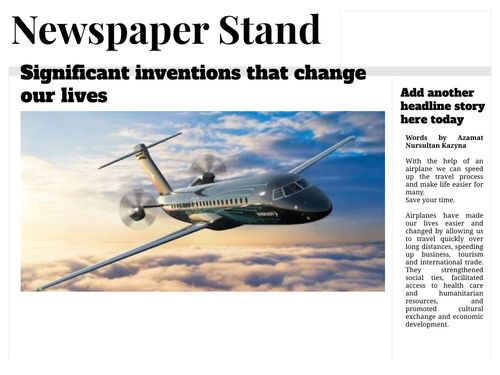 Book Creator | NEWSPAPER