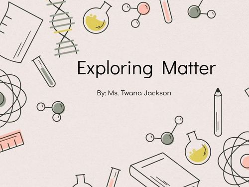 Book Creator | Exploring Matter