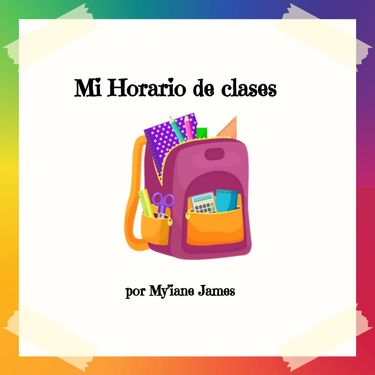 Book Creator | Mi horario de clases