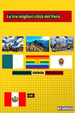 Book Creator | Le tre migliori città del Perù