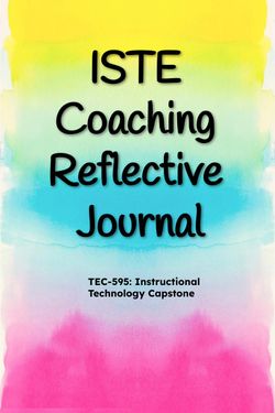 Book Creator | ISTE Coaching Reflective Journal