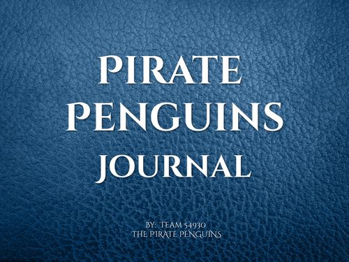 Book Creator | Pirate Penguins Robotics Team Journal