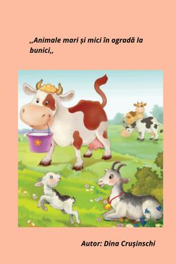 Book Creator | Animale mari și mici în ogradă la bunici