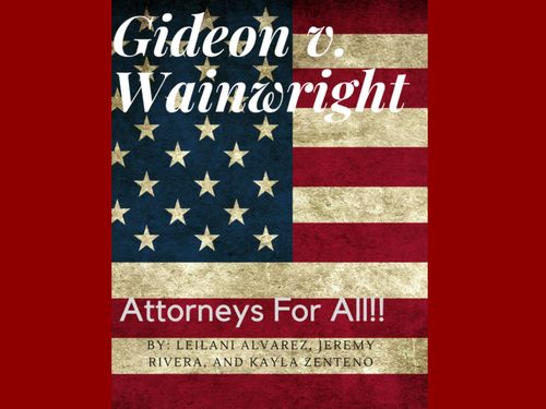 Book Creator | Gideon v. Wainwright