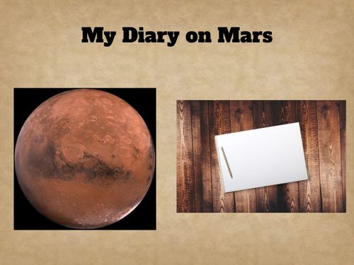 Book Creator | My Diary on Mars