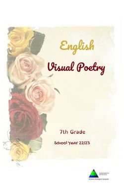 Book Creator | Visual Poetry