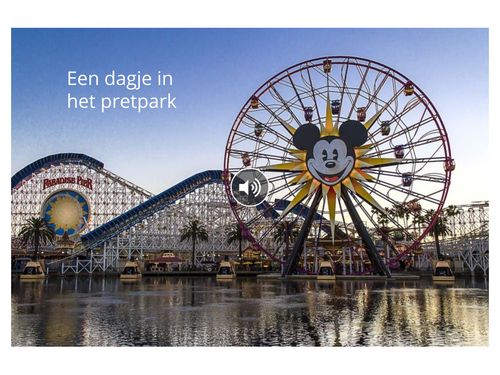 Book Creator | Een dagje in het pretpark