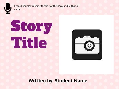 Book Creator | TEMPLATE - UoS Personal Narrative (Gr1)