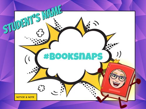 Book Creator | (TEMPLATE) Notice & Note Signposts