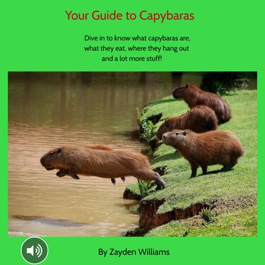 Book Creator | Your Guide to Capybaras