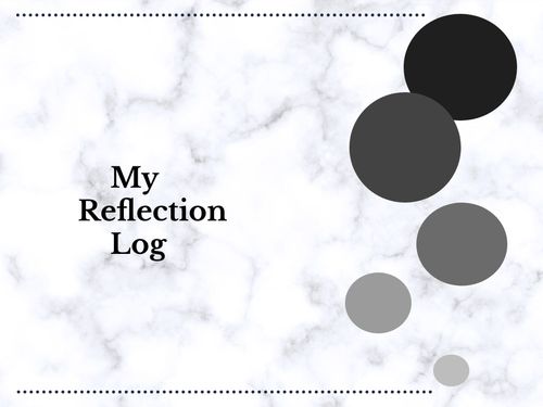 Book Creator | Weekly Reflection Log