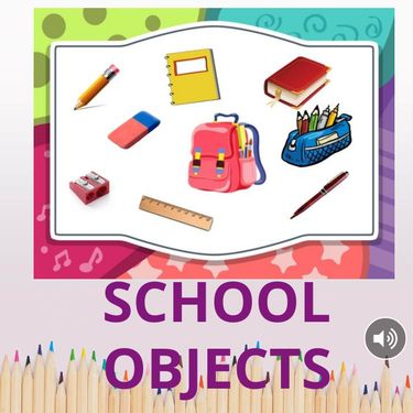 Book Creator | SCHOOL OBJECTS