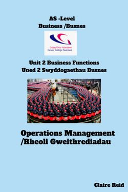 Book Creator | Operations Management -Unit 2