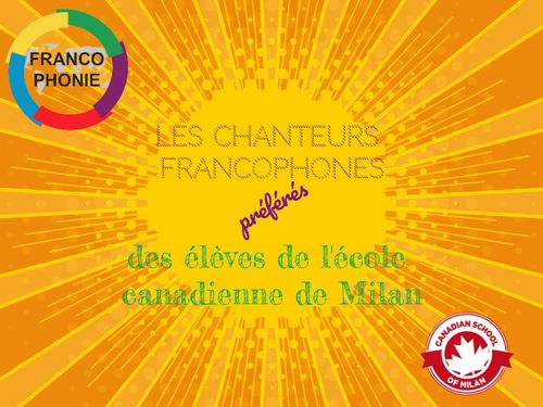 Book Creator | Chanteurs francophones - G3/4/5 2020/21