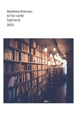 Book Creator | Matthew Kirkman ST10114781 eBook