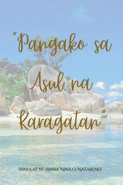 Book Creator | Pangako sa Asul na Karagatan