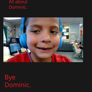 Book Creator | All About Me - Dominic