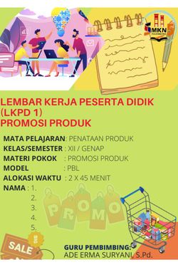 Book Creator | LKPD PENATAAN PRODUK XII BDP SEMESTER GENAP