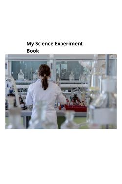 Book Creator | My first sci experiment