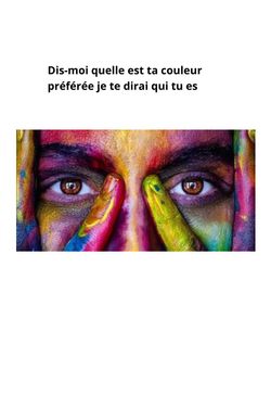 Book Creator | Quelle est ta couleur preferee?