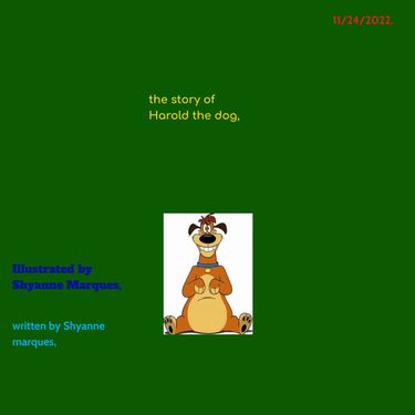 Book Creator | harold the dog
