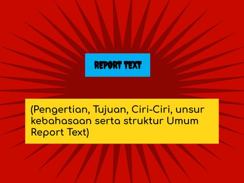 Book Creator | REPORT TEXT