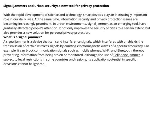 Book Creator | signal jammer