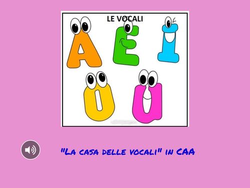 Book Creator | "La casa delle vocali" in CAA