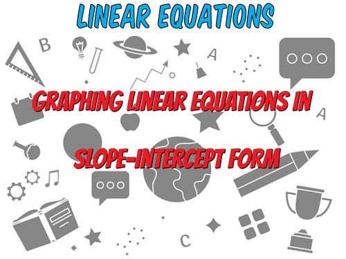 Book Creator | Slope-Intercept Form