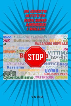 Book Creator | Volantino STOP AL BULLISMO
