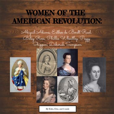 Book Creator | Women of the American Revolution