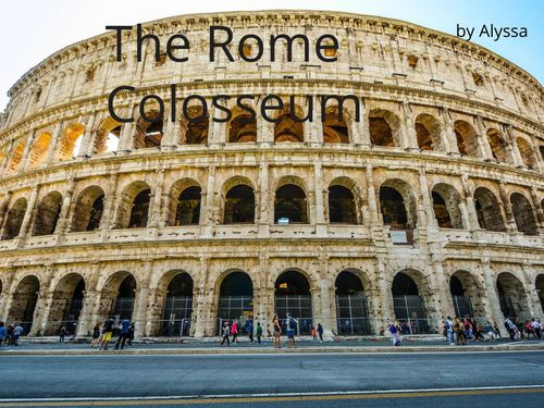 Book Creator | The Colosseum