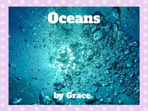 Book Creator | Oceans
