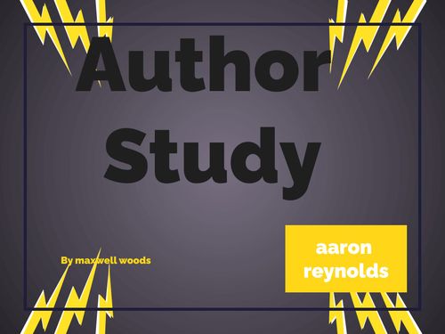 Book Creator | Author Study