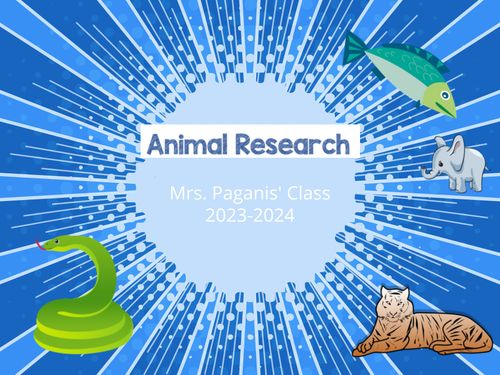 Book Creator | Animal Research