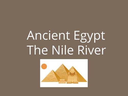 Book Creator | Ancient Egypt- Nile River