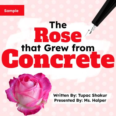 Book Creator | The Rose that Grew from Concrete