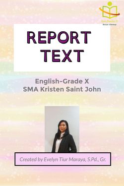Book Creator | Report Text