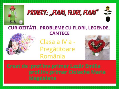Book Creator | Flori, flori, flori