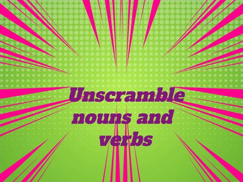 Book Creator | Nouns/Verbs