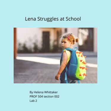 Book Creator | Lena Struggles at Shool