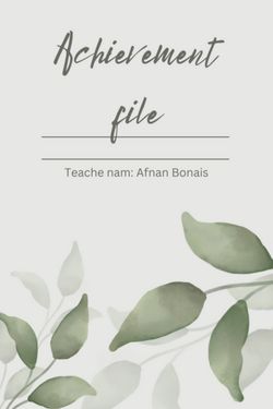 Book Creator | Achievement file