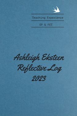 Book Creator | Reflection Log