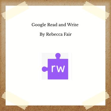 Book Creator | Rebecca Fair Google Read and Write