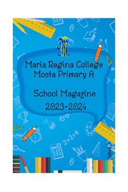 Book Creator | MRC Mosta Primary A School Magazine Issue 3